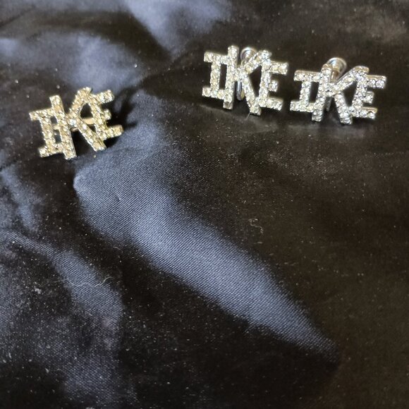 Jewelry | Rhinestone Ike Brooch And Earings195s | Poshmark